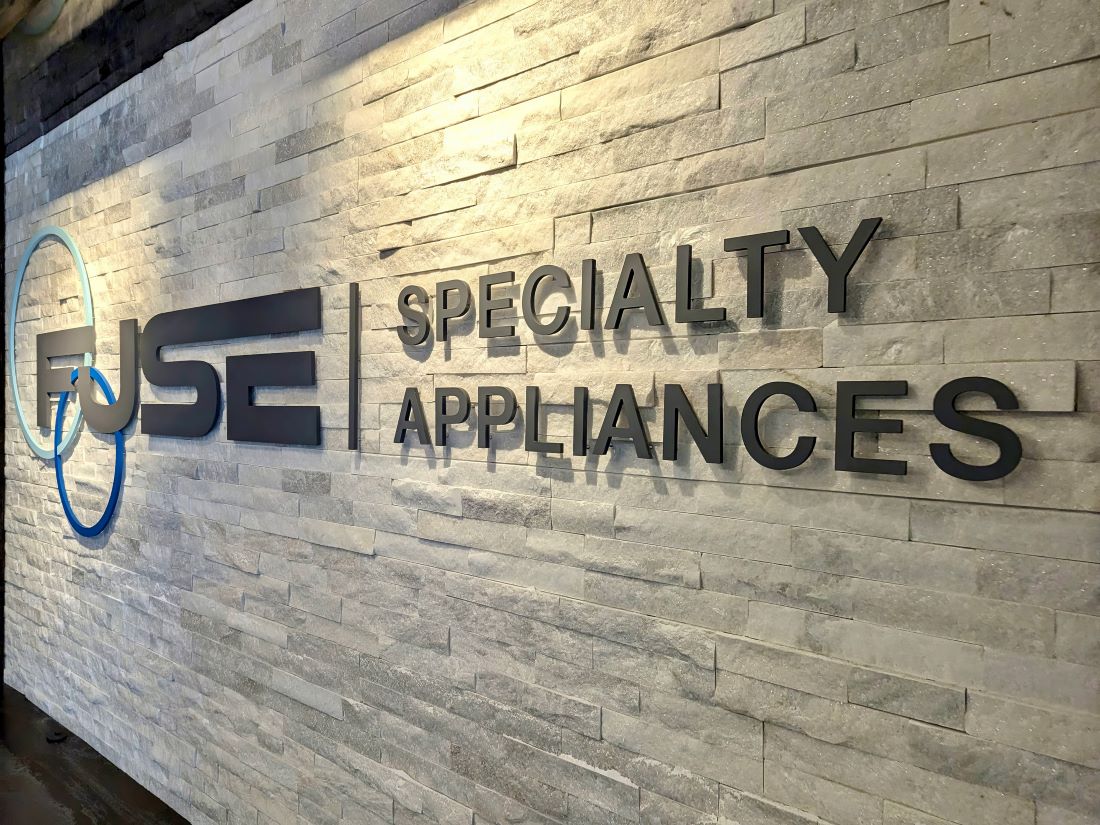 Dimensional Logo and Corporate Signage for Fuse Appliances
