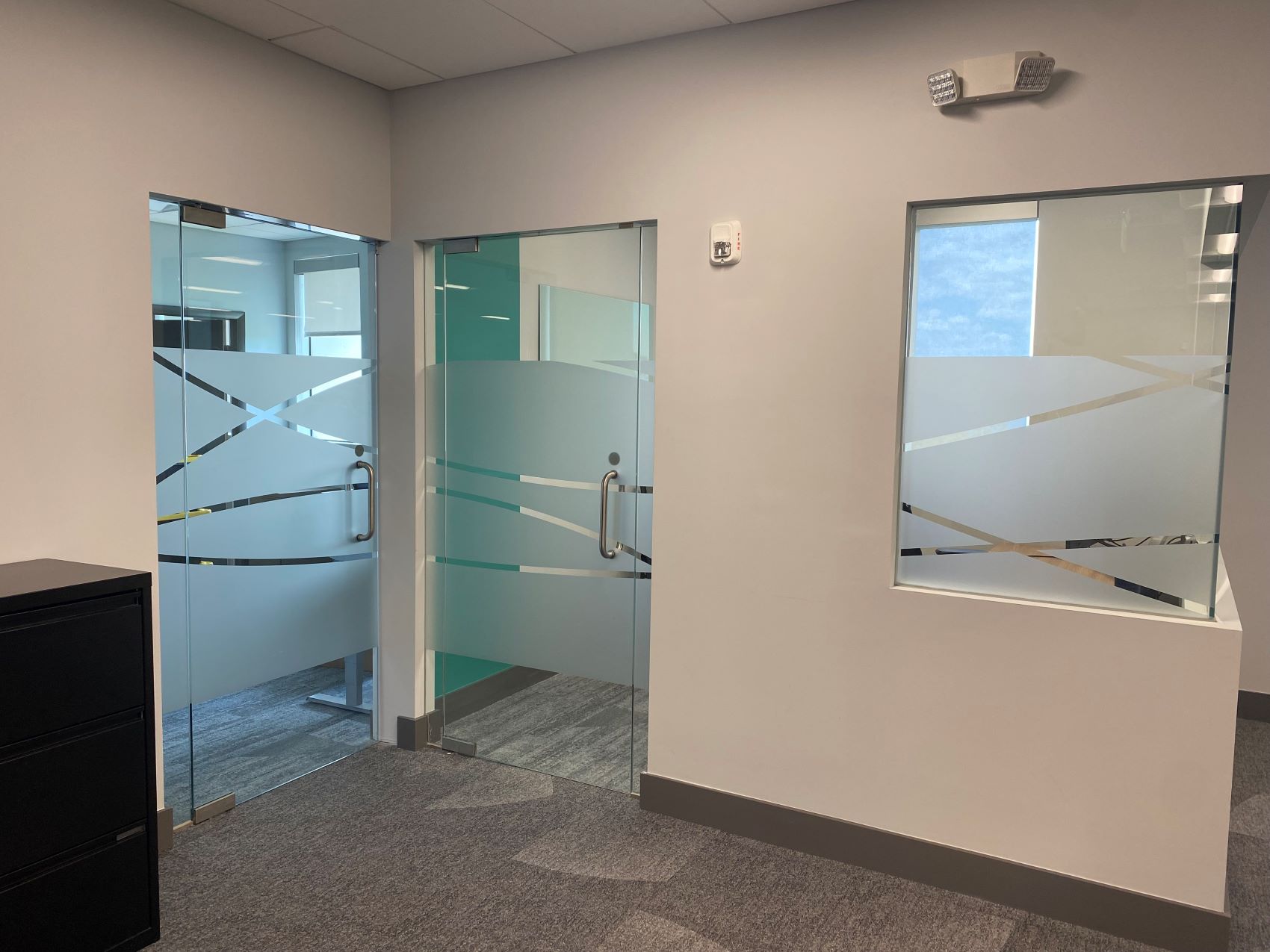 Boca Raton Office Frosted Glass for Privacy & Branding