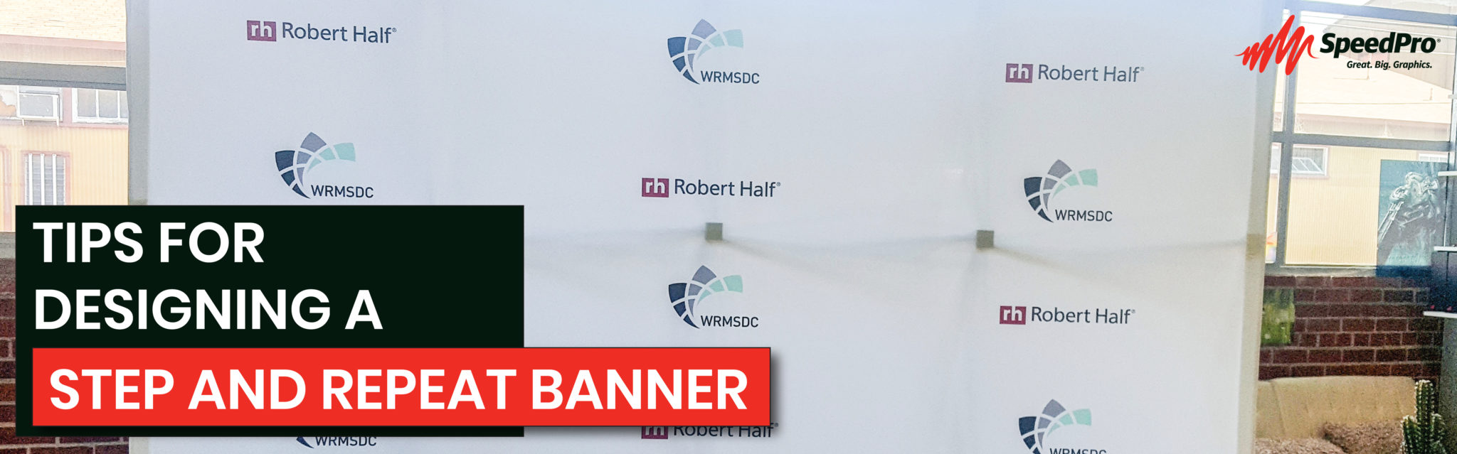 Tips for Designing a Step and Repeat Banner - SpeedPro Dayton