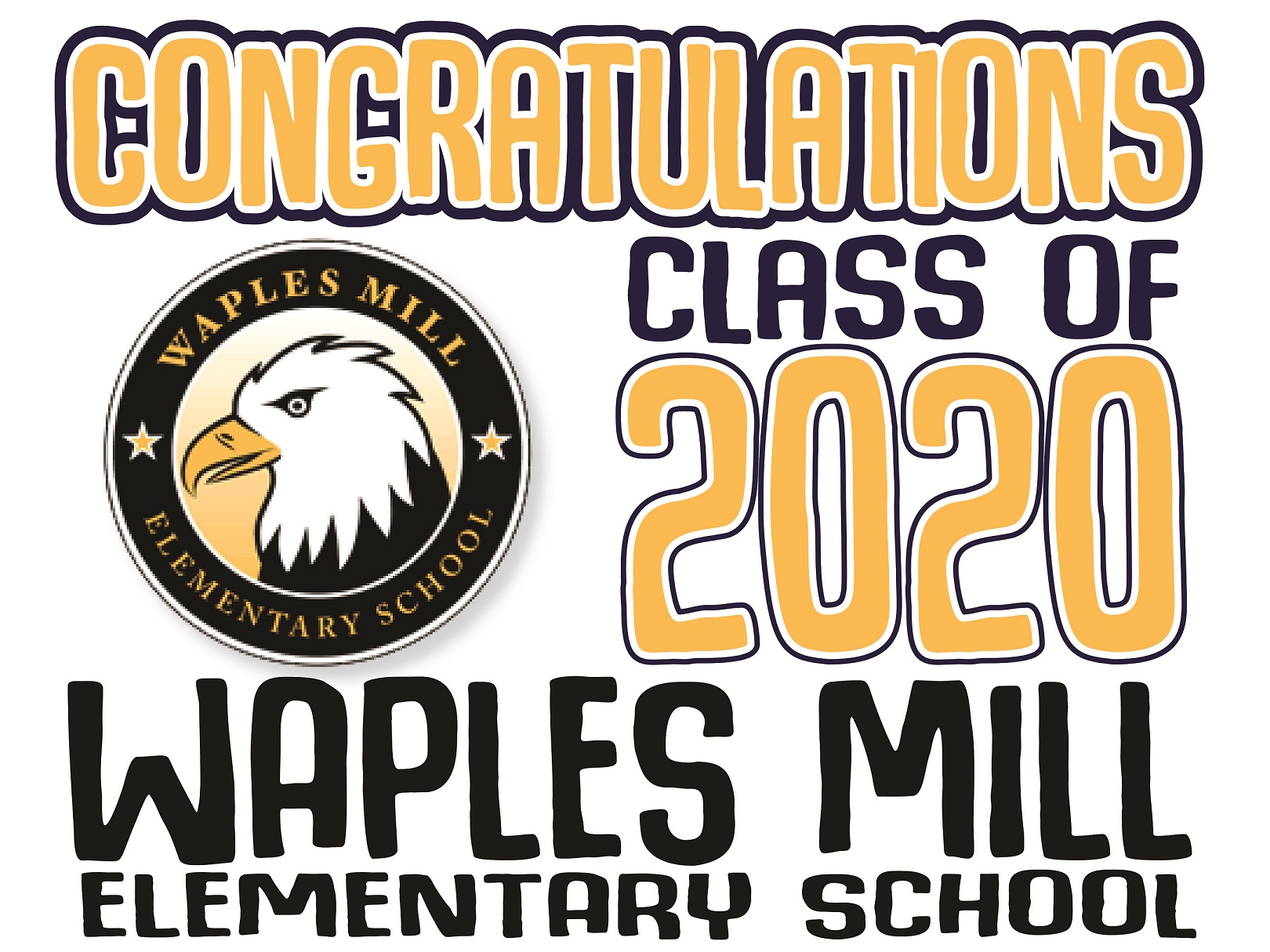 Waples Mill Elementary Grad Signs - SpeedPro Northern Virginia