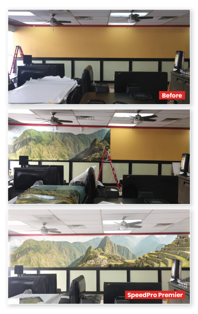 Project Spotlight : Machu Pichu Wall Mural - SpeedPro Premier