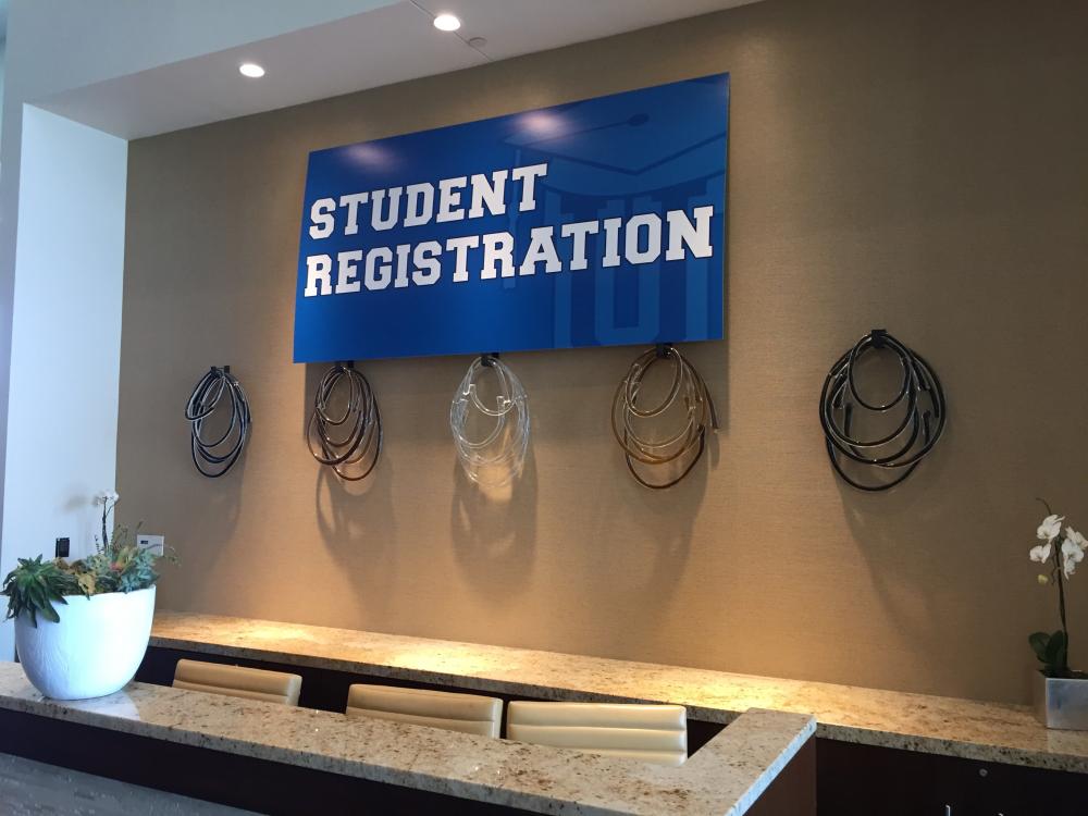 Office Lobby Signs Raleigh | Reception Desk Signs for Business