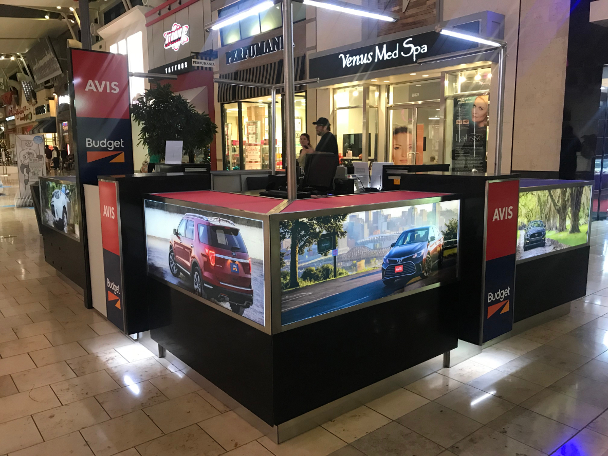 Retail Mall Kiosk Graphics, Sign and Wraps - SpeedPro Saint Petersburg