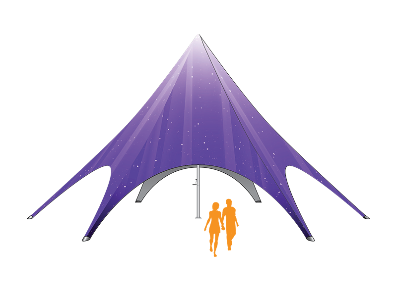 52' Sky Tent / Star Tent - SpeedPro Saint Petersburg