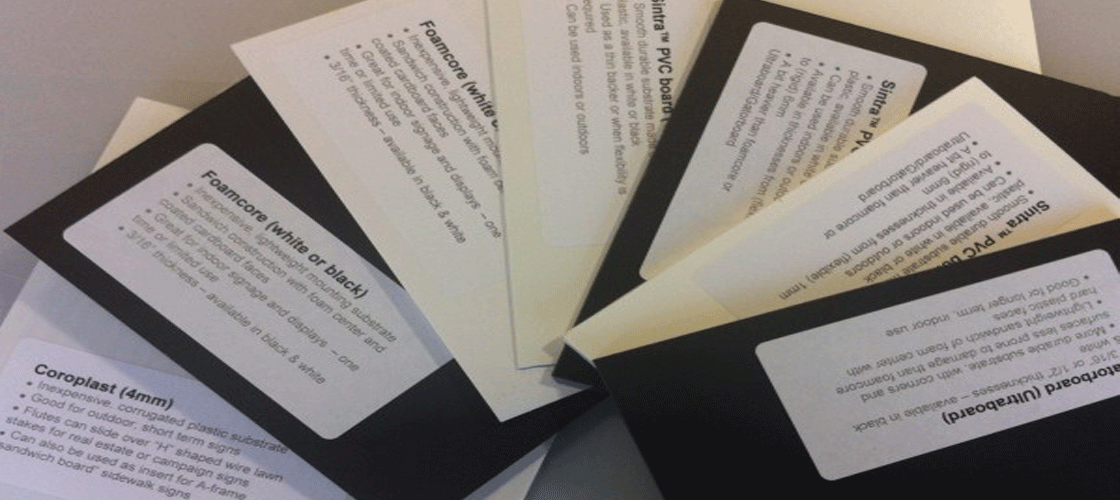 5 Substrate Options for Mounted Posters | SpeedPro of SF Peninsula