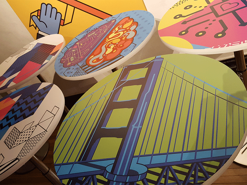 Table Toppers and Printed Throws - SpeedPro of SF Peninsula