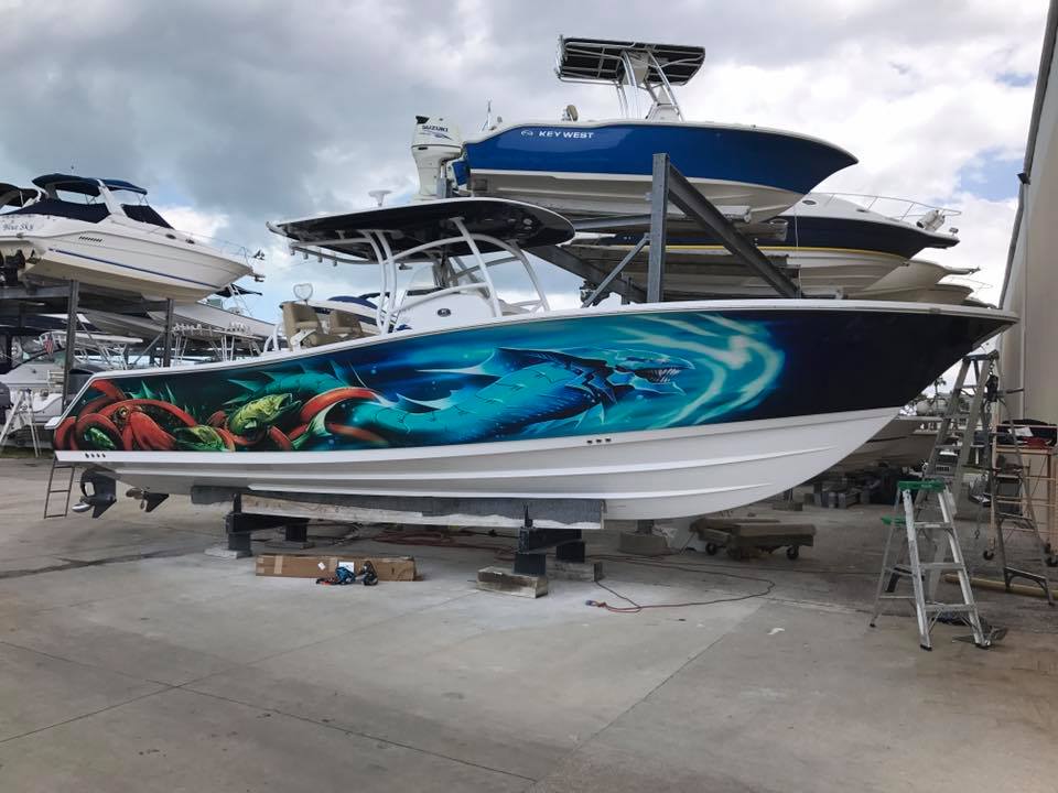 Custom Boat Wraps: Design to Install in Tampa | SpeedPro