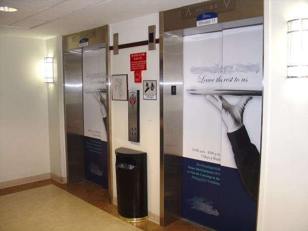 Elevator Wrap Design and Installation in Tampa, FL