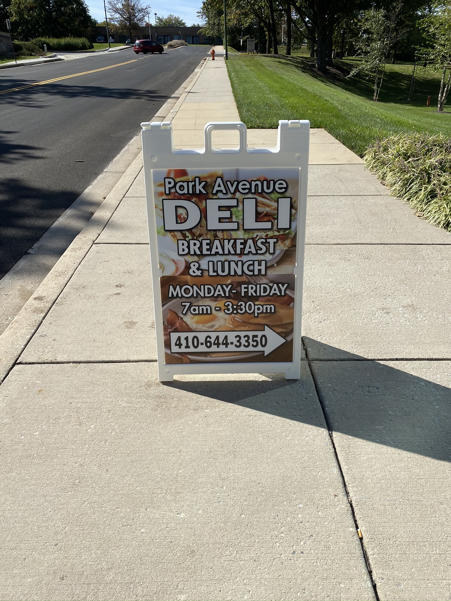 Busy Sidewalk Sign