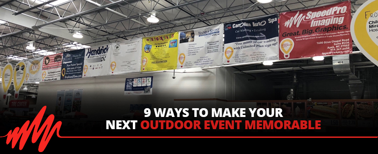 Make Outdoor Events Memorable - Tips for Engaging Graphics | SpeedPro