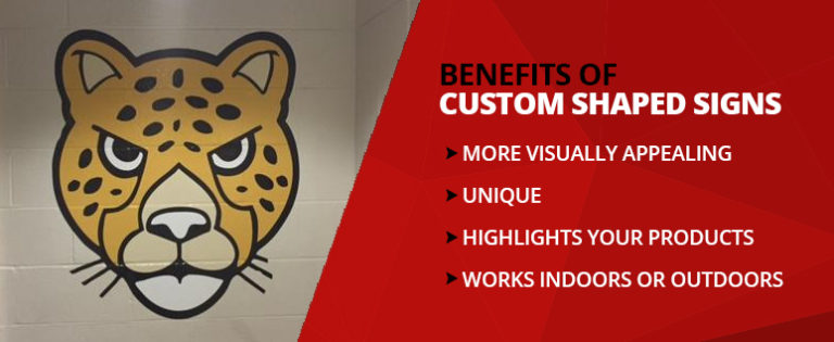 Uses for Contour-Cut Signage - Stand Out with Custom Shapes | SpeedPro