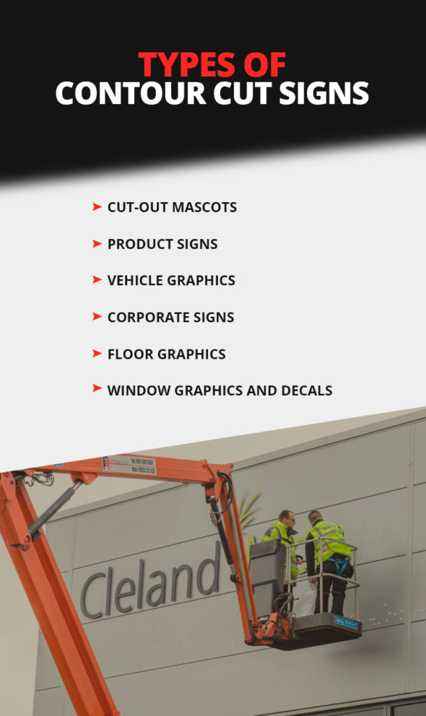 Uses for Contour-Cut Signage - Stand Out with Custom Shapes | SpeedPro