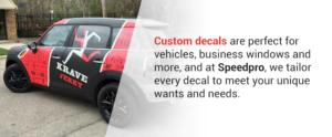 Custom Printed Decals | Printing and Design | SpeedPro