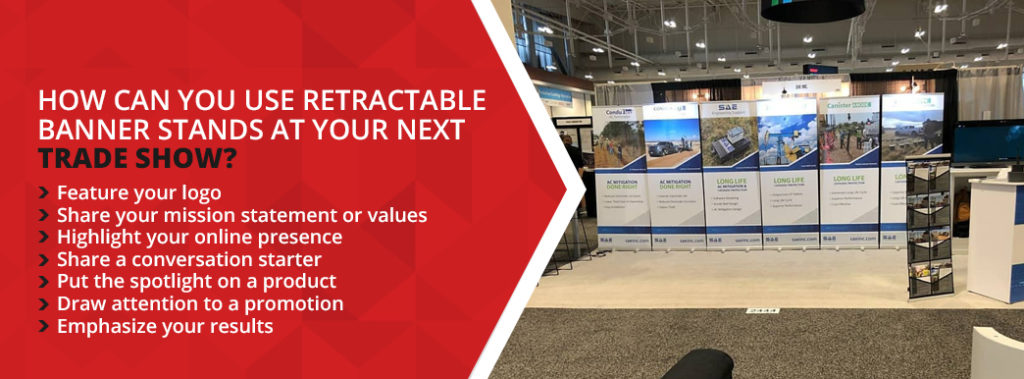 Retractable Banner Stands by SpeedPro | Portable Trade Show Displays ...