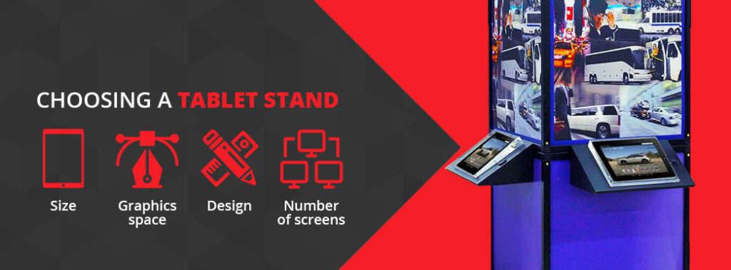 Fabric Tablet Stands for Modern Trade Show Displays | SpeedPro