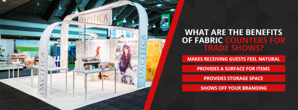Versatile Fabric Counters for Trade Shows & Events | SpeedPro