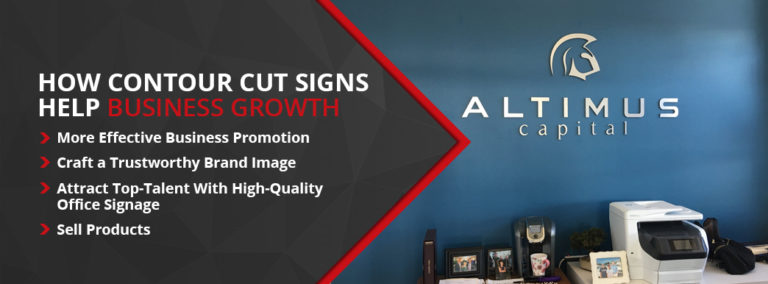 How Contour Cut Signs Help With Business Growth - SpeedPro