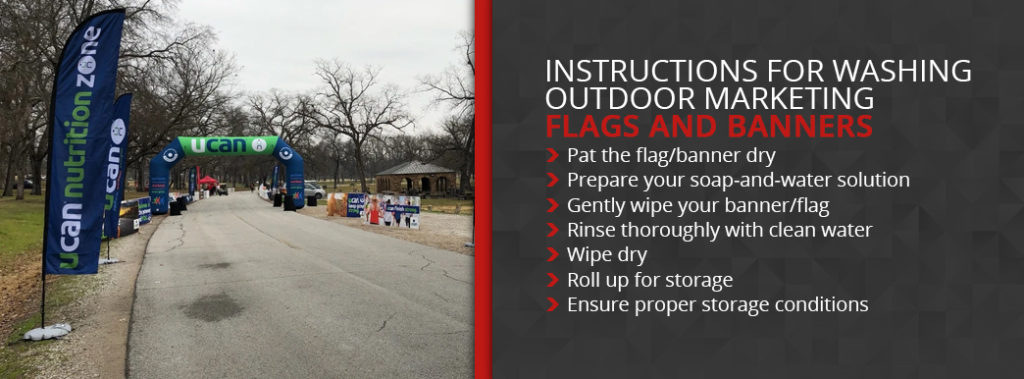 How to Clean Your Feather Flags - SpeedPro