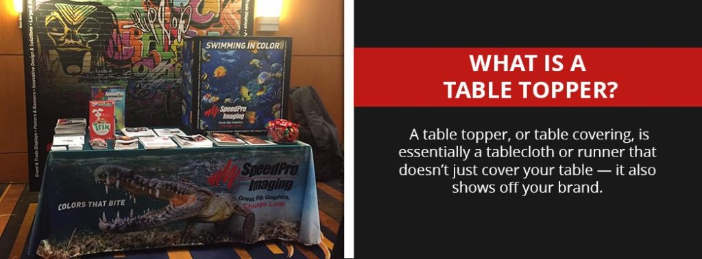 Professional Event Table Coverings & Toppers | SpeedPro