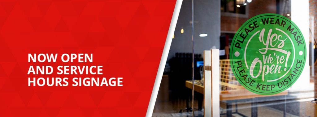 Custom 'Now Open' Signage for Businesses | SpeedPro