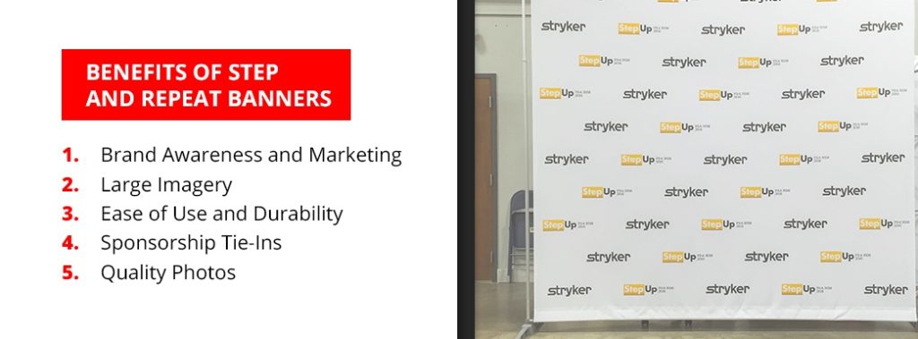 Why You Should Have a Step and Repeat Banner at Your Next Event - SpeedPro