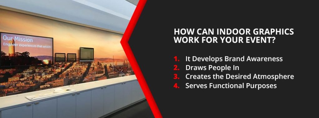 Elevate Indoor Events with Custom Graphics | SpeedPro