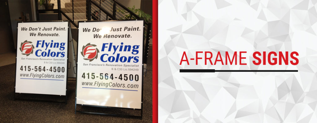 Versatile Custom A-Frame Signs for Outdoor Ads | SpeedPro