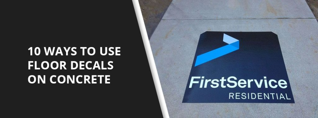 Use Floor Decals on Concrete - Effective Branding for High-Traffic ...