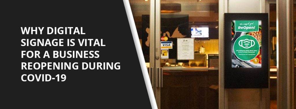 Support Your Reopening with Digital Signage - Creative Solutions | SpeedPro
