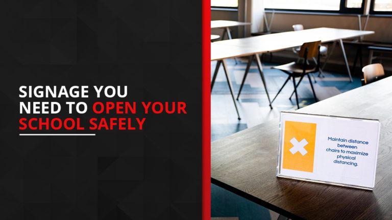 Essential School Reopening Signs - Guide Students and Staff Safely ...