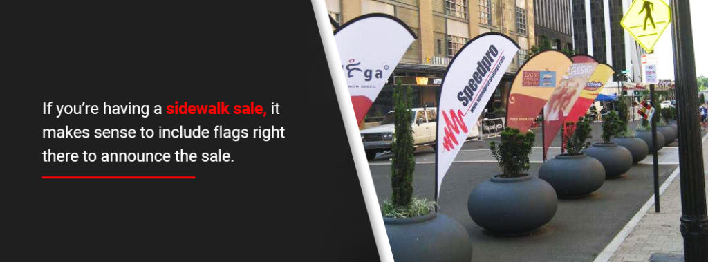 Boost Outdoor Advertising with Custom Flags by SpeedPro | SpeedPro