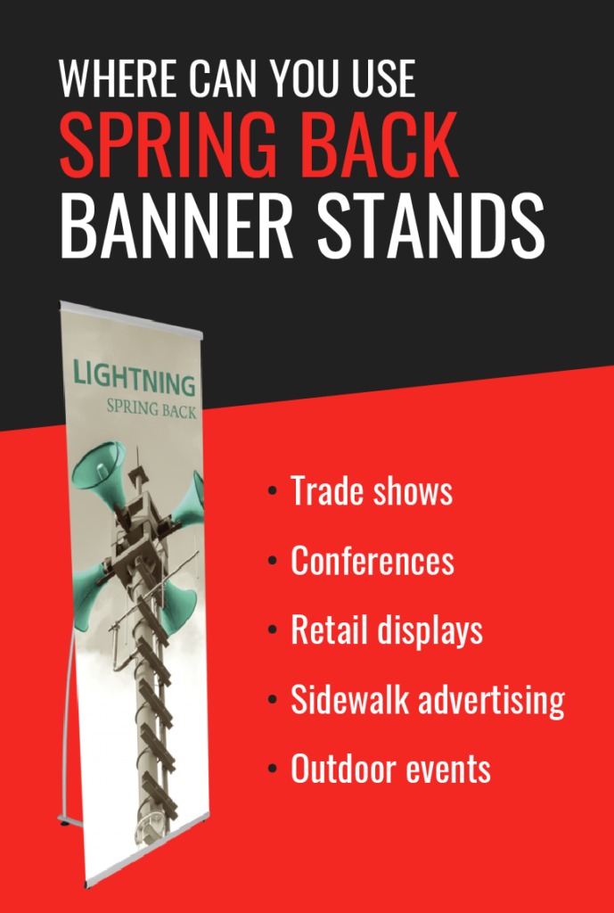 Spring Back Banner Stands - SpeedPro