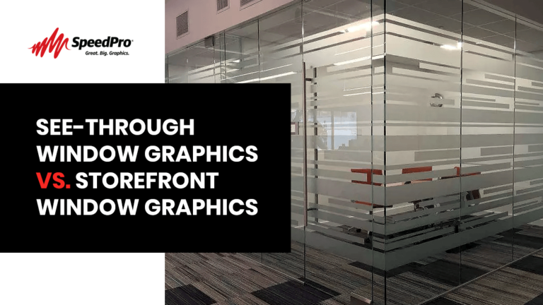 See-Through vs. Storefront Window Graphics - Which is Best? | SpeedPro