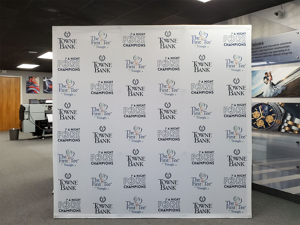 Step-and-Repeat Banners - SpeedPro NW Raleigh